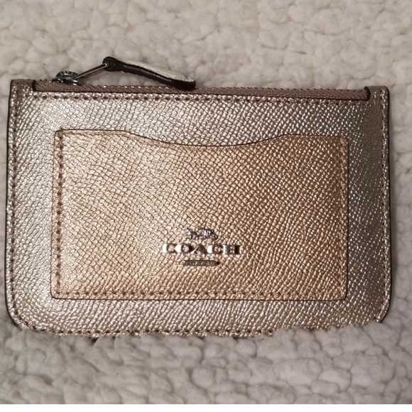 Coach | Bags | Coach Metallic Wallet | Poshmark